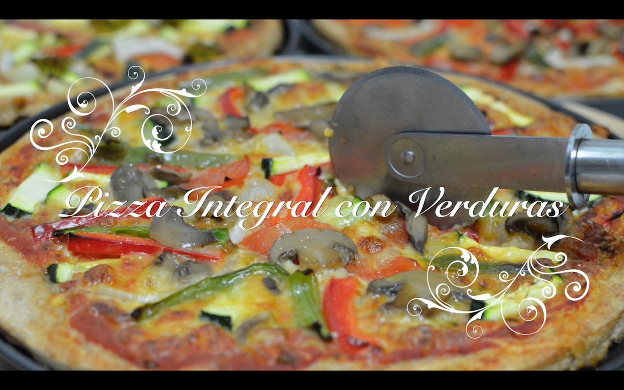 Receta de Pizza Casera Integral con Verduras – Chef de mi Casa