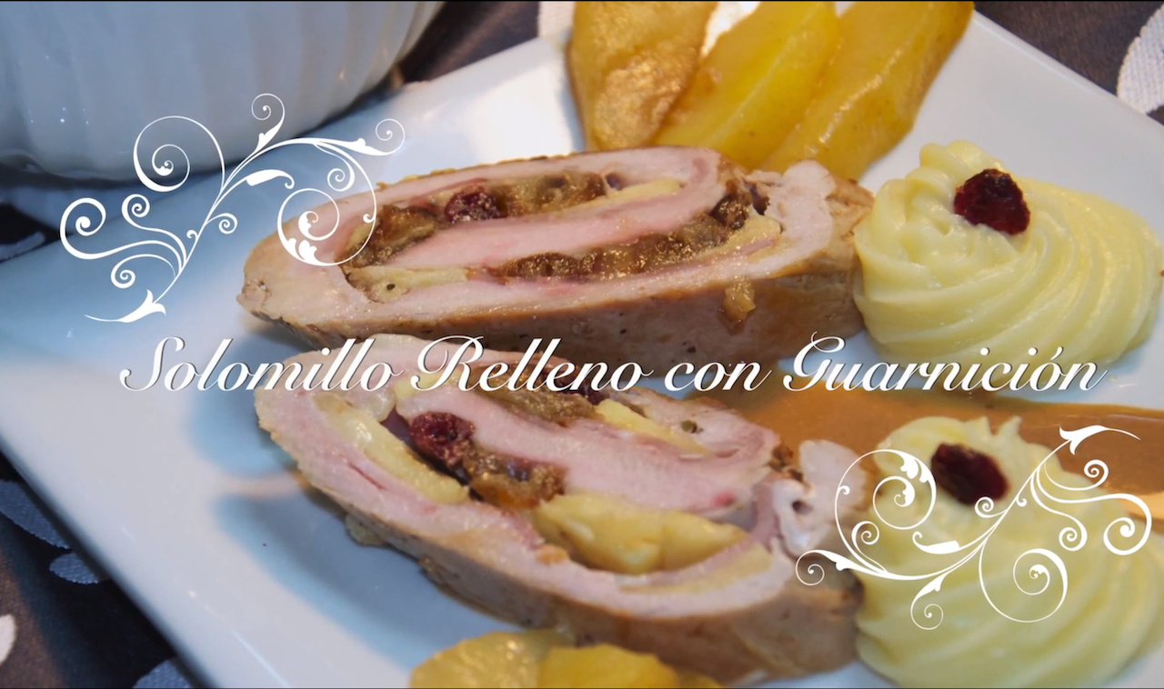 Receta de Solomillo Relleno de Manzanas y Dátiles – Chef de mi Casa