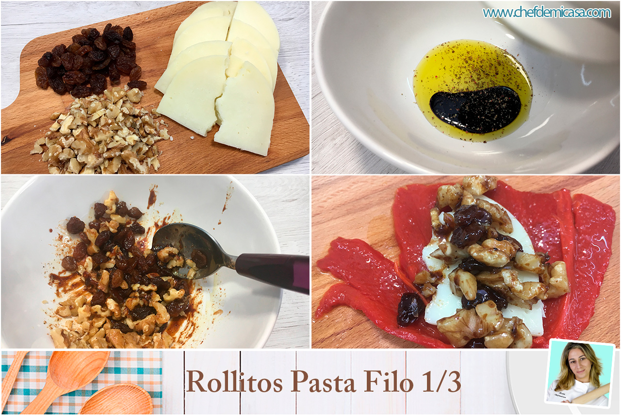 Recetas de Cocina por Chef de mi Casa: Rollitos de Pasta Filo rellenos ...